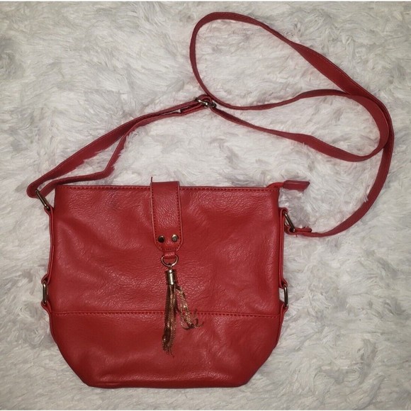 Rampage | Bags | Rampage Red Crossbody Purse Bag Handbag Adjustable ...